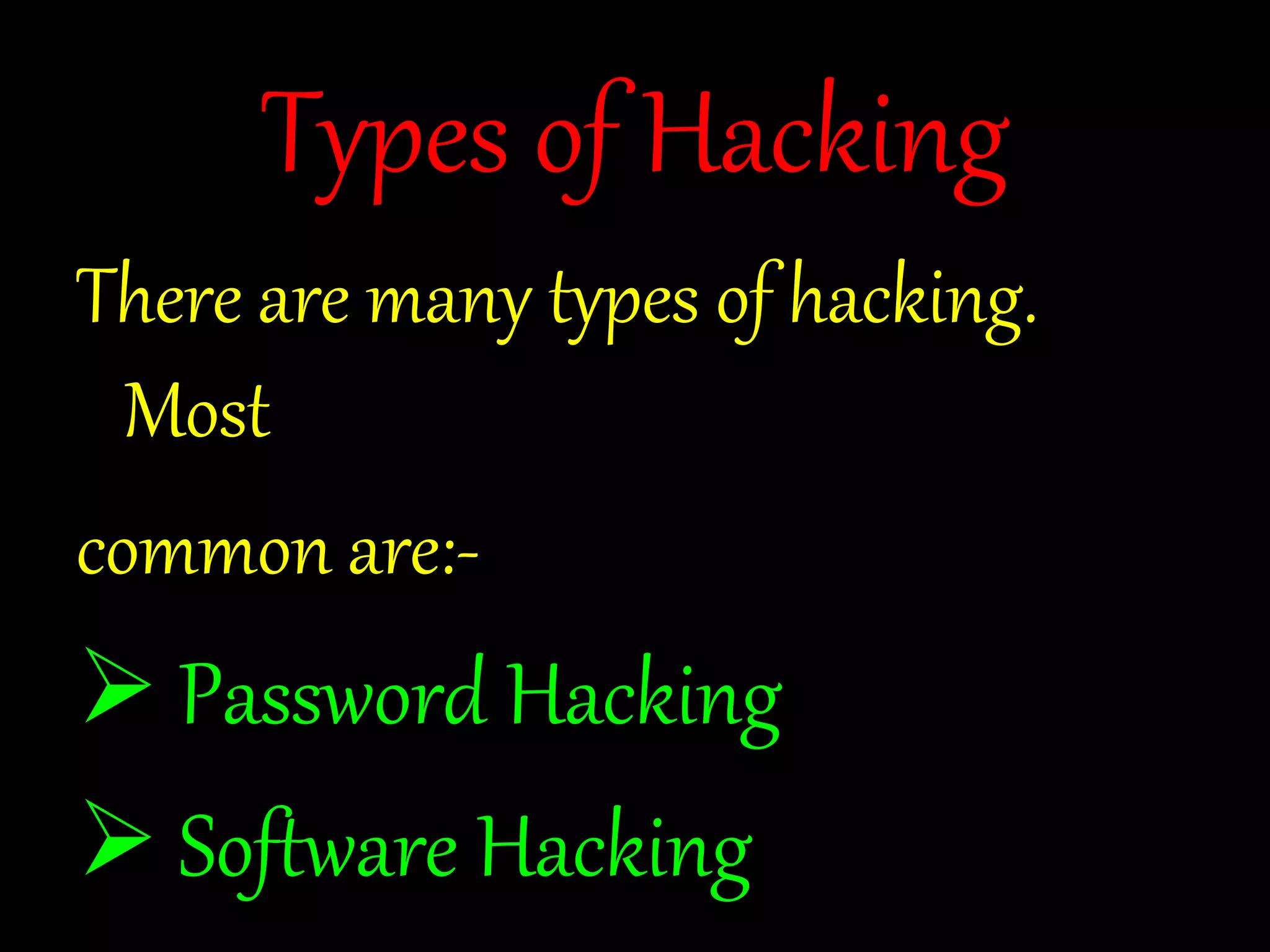 Information Security and Ethical Hacking | PPSX