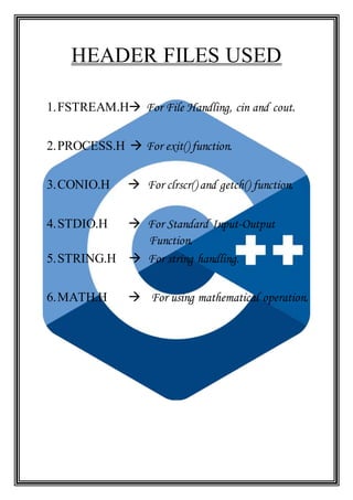 CS Project on Railway Tickect Reservation for class 12 | DOCX