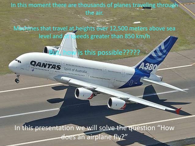 How does a plane fly? | PPTX