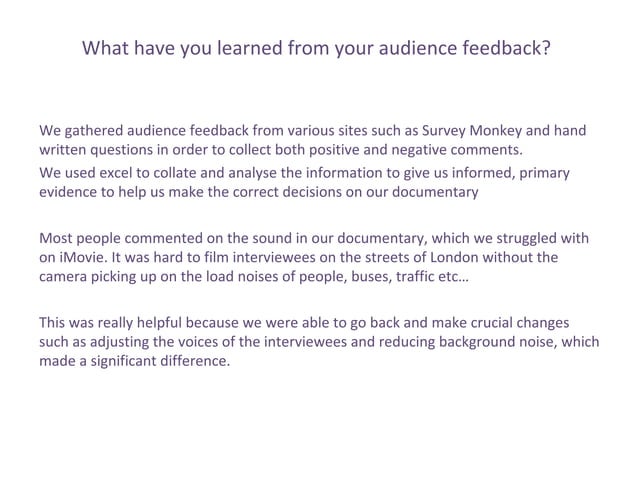 Final production evaluation | PPT