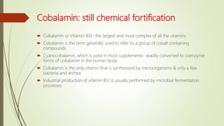 Production of vitamin B12 | PPTX