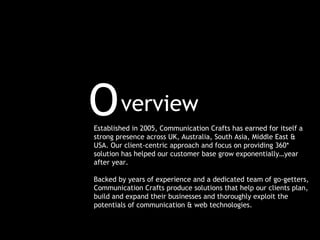 Communicationcrafts Company Profile | PPT