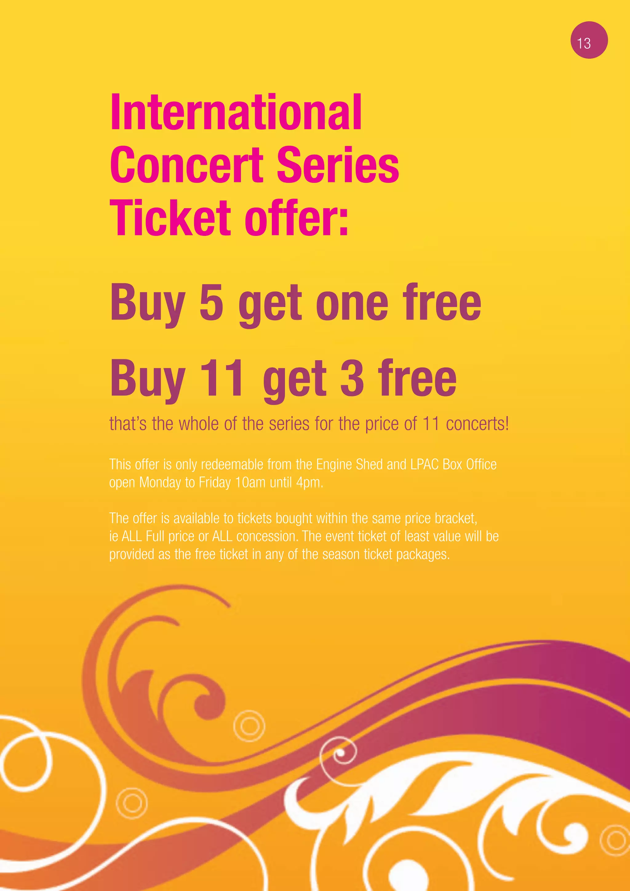International Concert Series | PDF