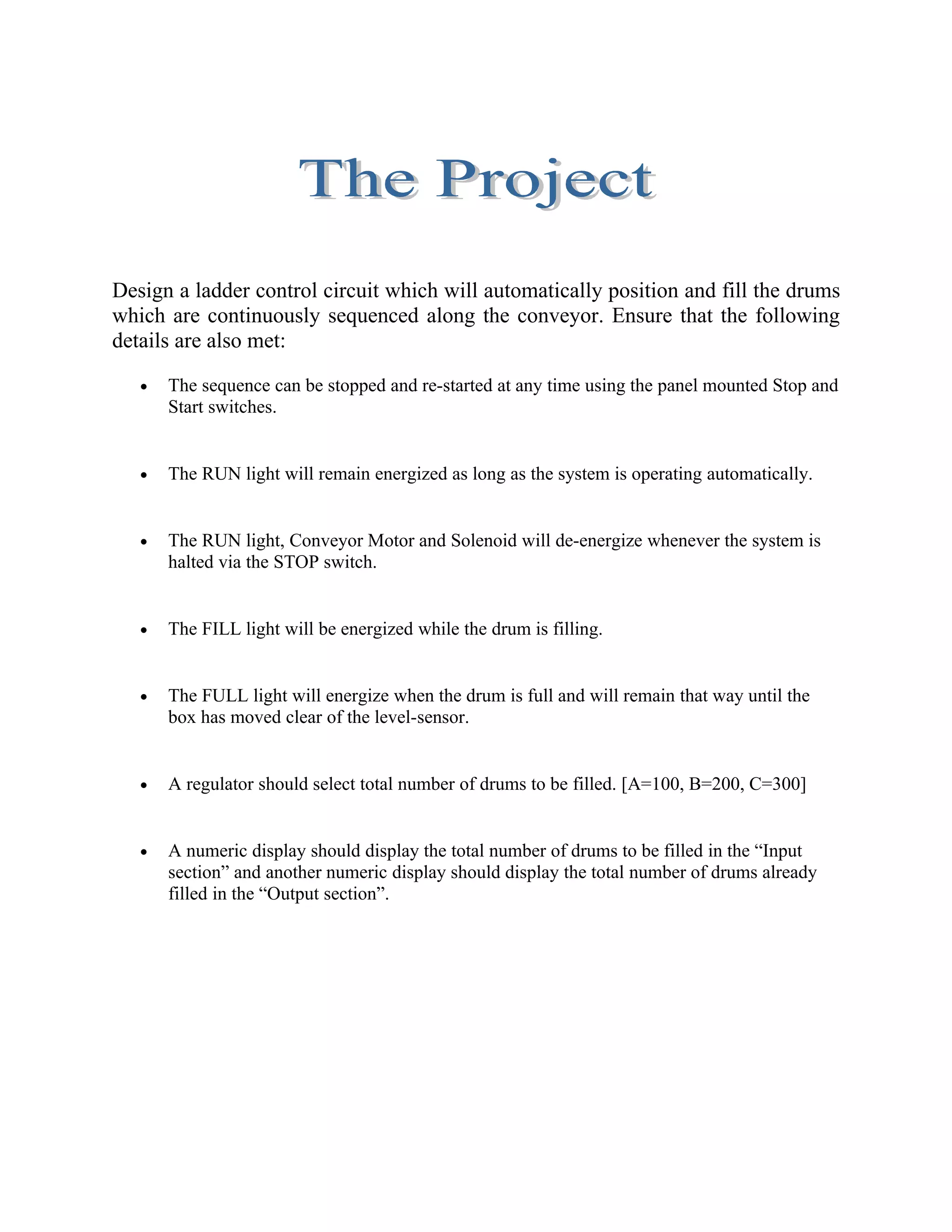 Project on PLC (SILO) | DOCX