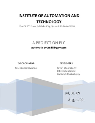Project on PLC (SILO) | DOCX