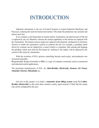 Project on PLC (SILO) | DOCX