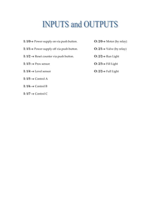 Project on PLC (SILO) | DOCX