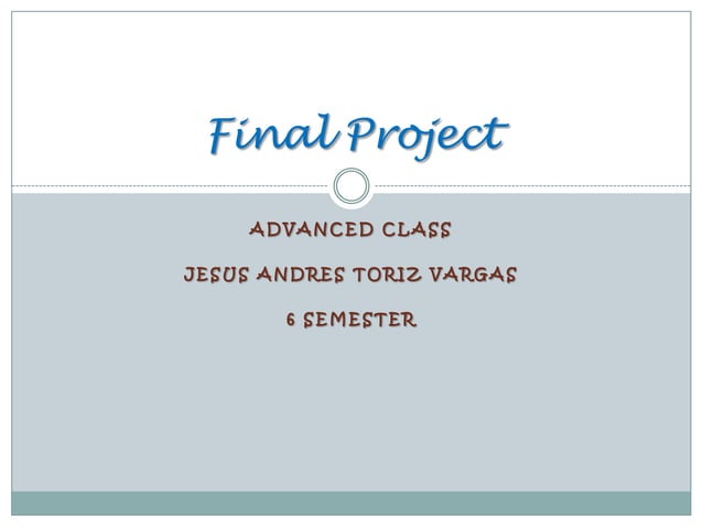 Final project | PPTX
