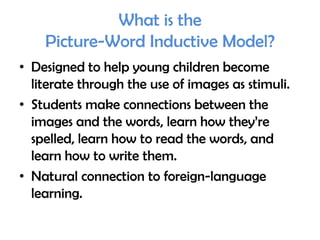 Picture-Word Inductive Model in World Languages | PDF | Food & Drink