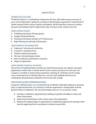 workload analysis | DOCX