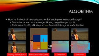 PatchDroid-PatchMatch Android Library | PPTX