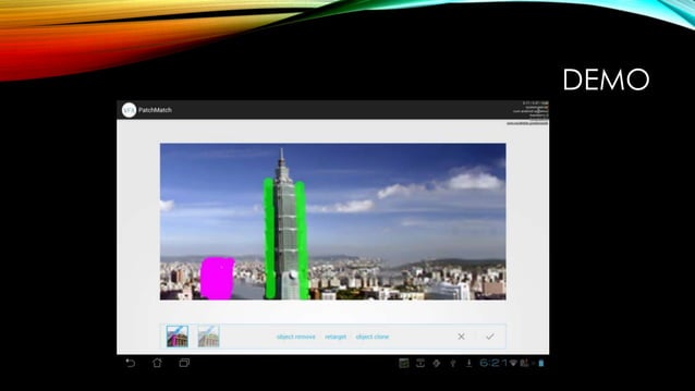 PatchDroid-PatchMatch Android Library | PPT