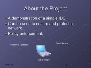 A Simple Network IDS | PPT