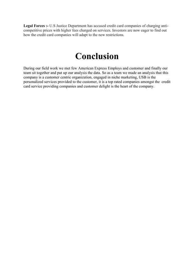 American express project | DOCX