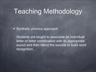 Phonics-Based Curriculum Design | PPT