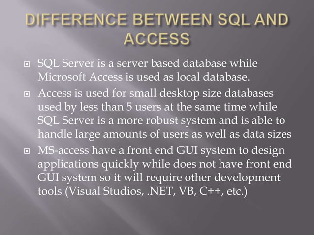Relational data models in enterprise-level information system. | PPT