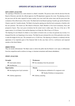 Branch Opening | PDF