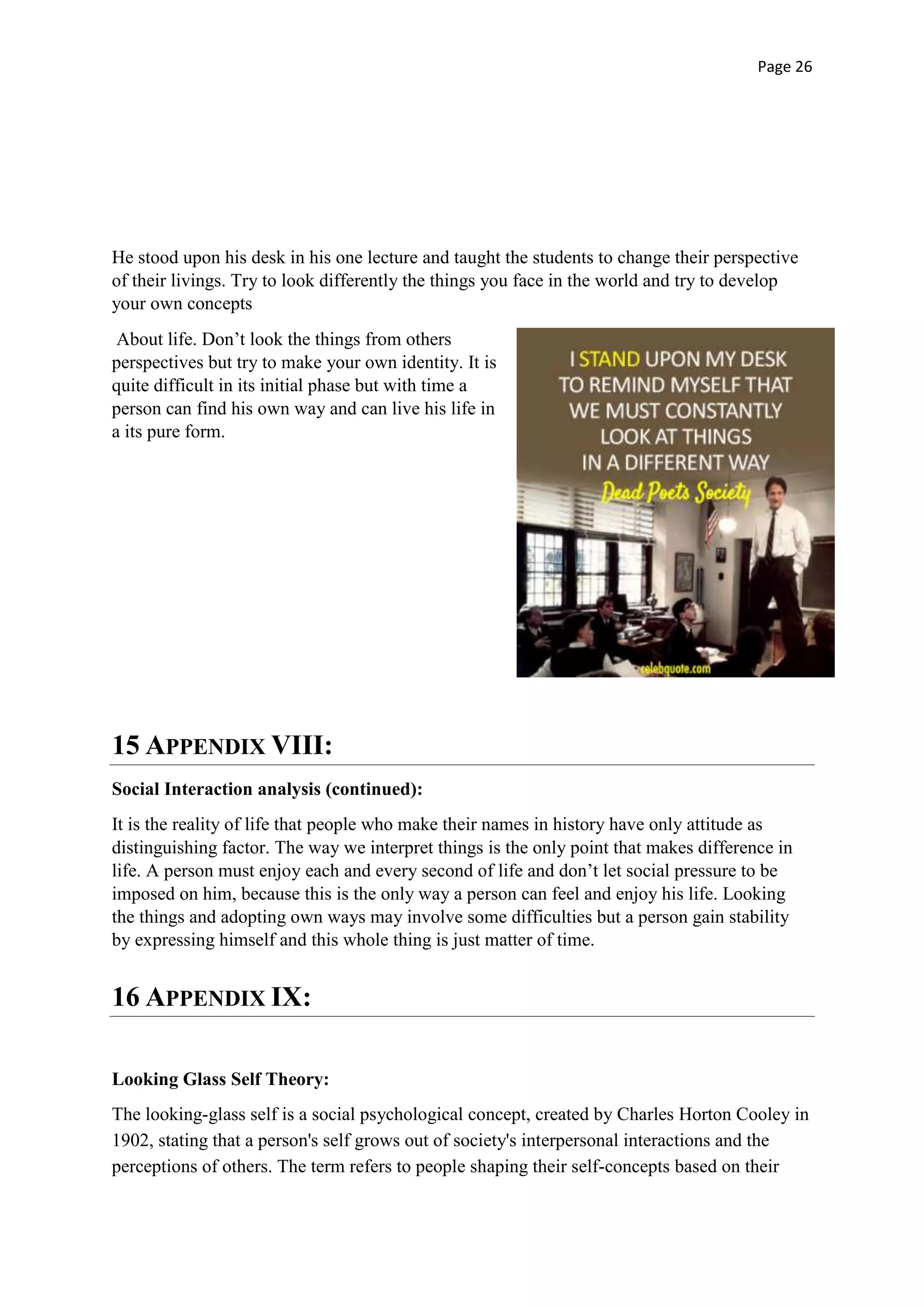 Sociological Perspective of the movie "Dead Poets Society". | PDF