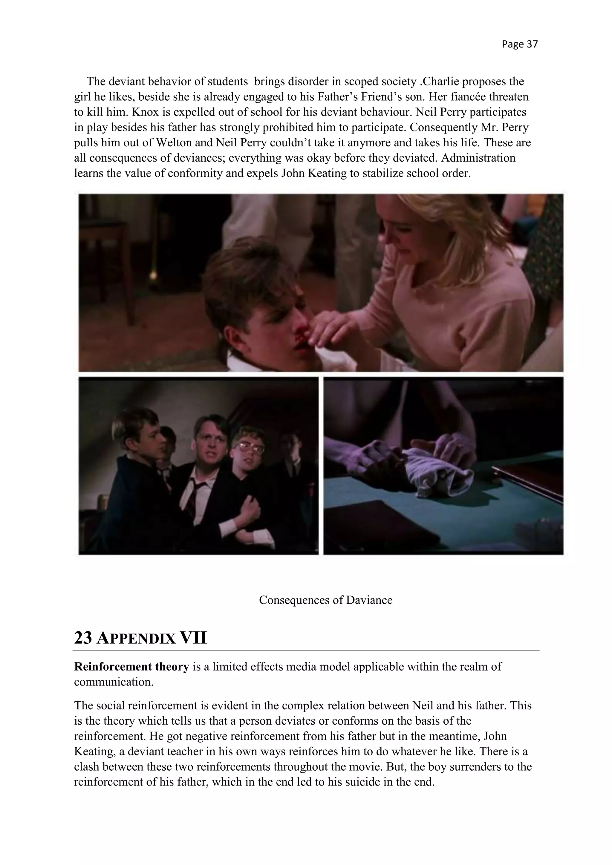 Sociological Perspective of the movie "Dead Poets Society". | PDF