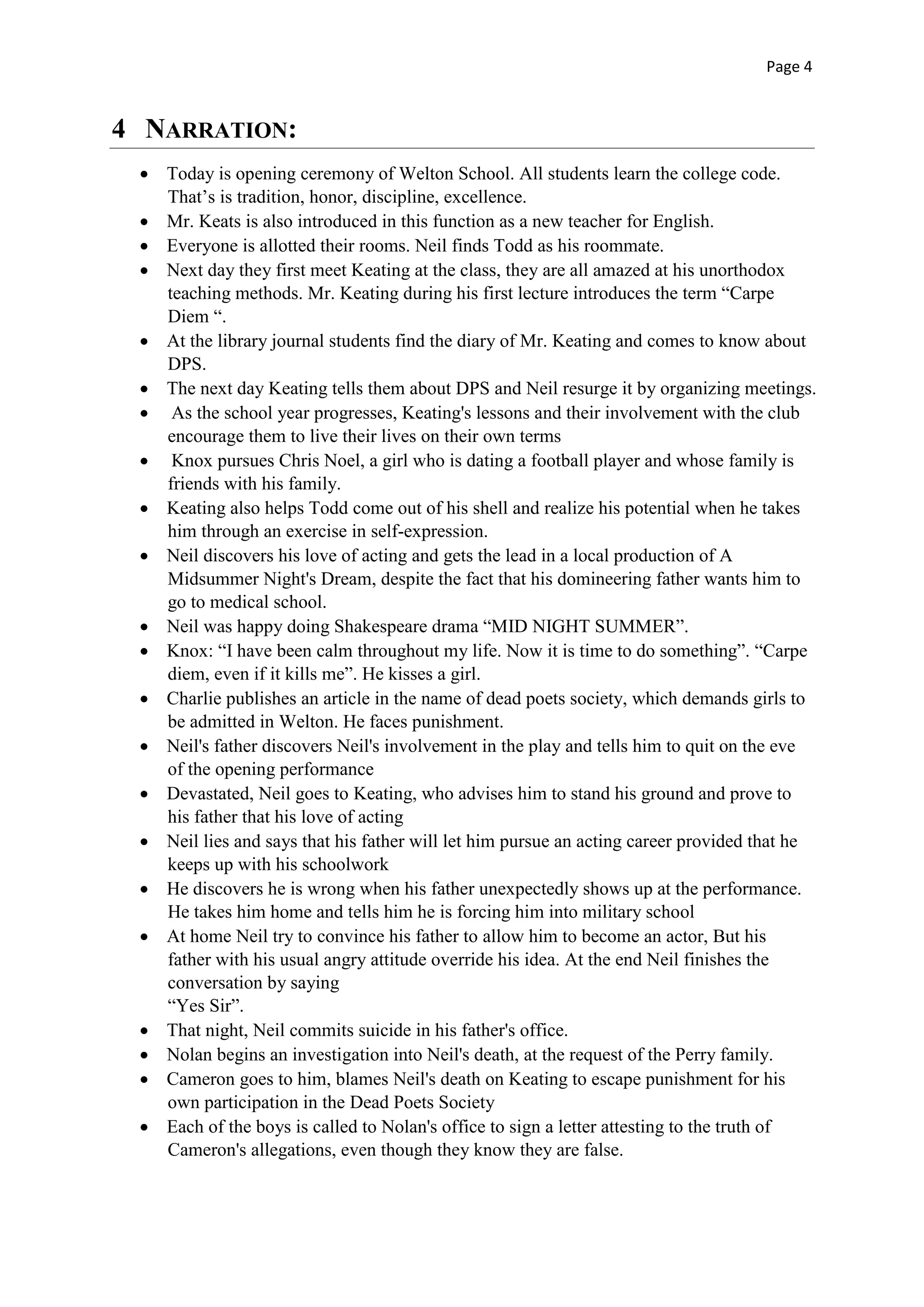 Sociological Perspective of the movie "Dead Poets Society". | PDF