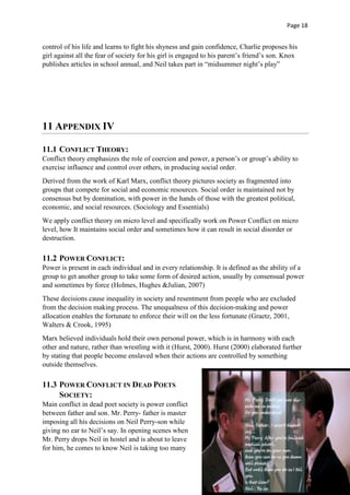 Sociological Perspective of the movie "Dead Poets Society". | PDF
