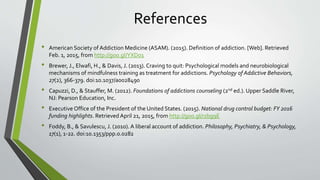 Addiction and Recovery: A Wellness Perspective | PPTX