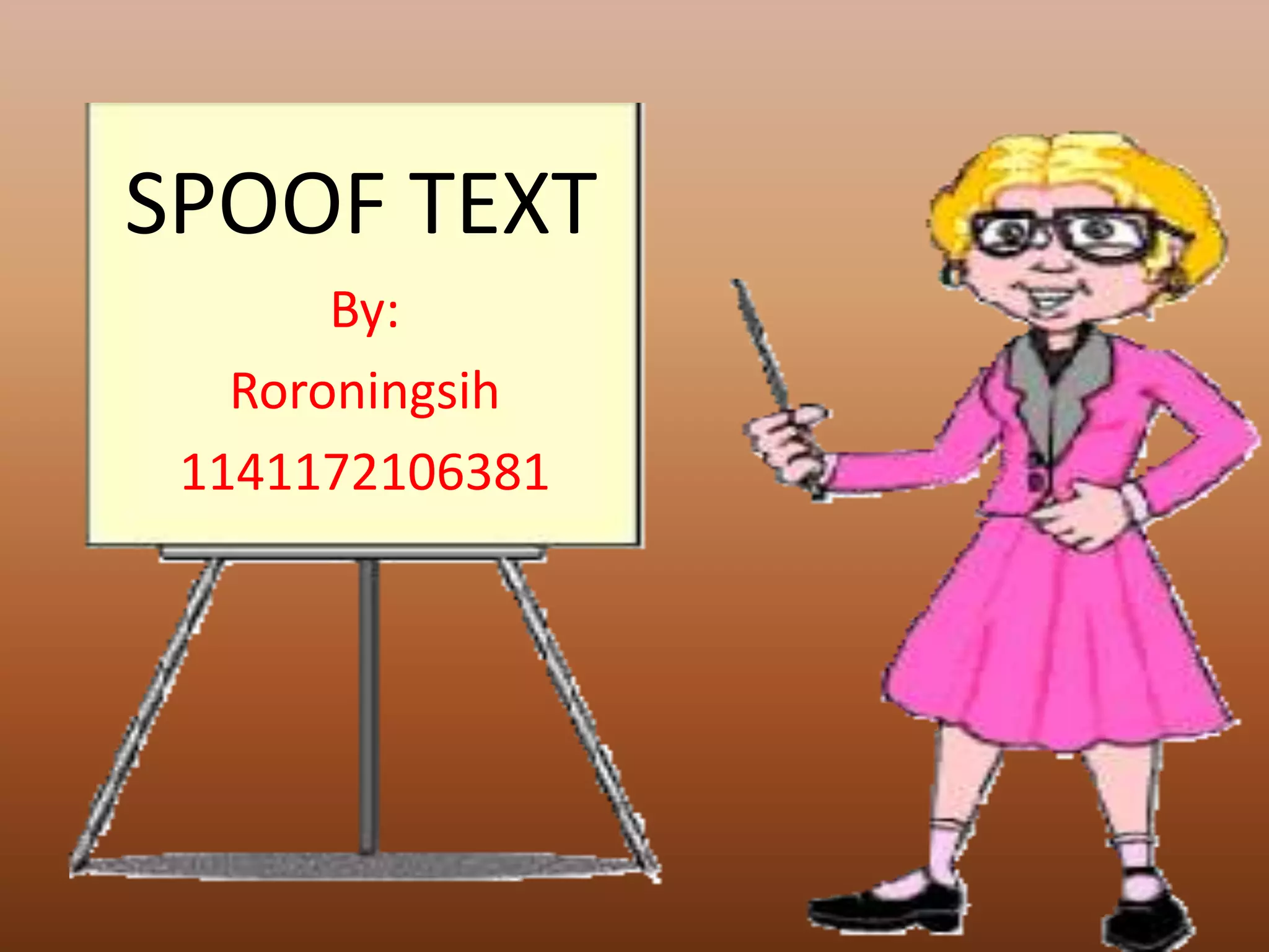 SPOOF TEXT | PPT