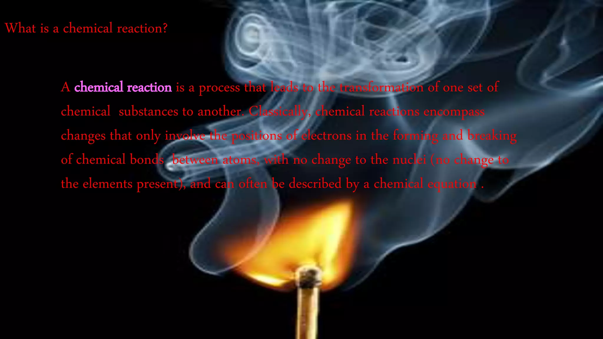 TYPES OF CHEMICAL REACTION | PPTX