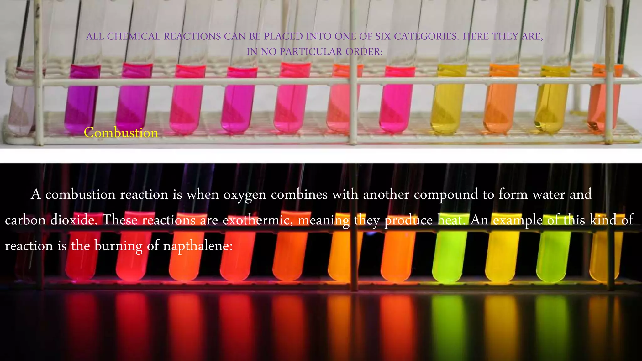 TYPES OF CHEMICAL REACTION | PPTX