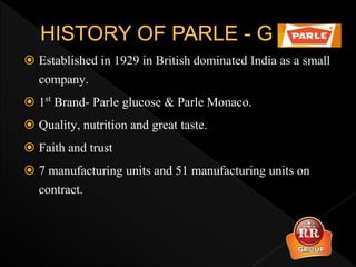 Parle G Introduction | PPTX