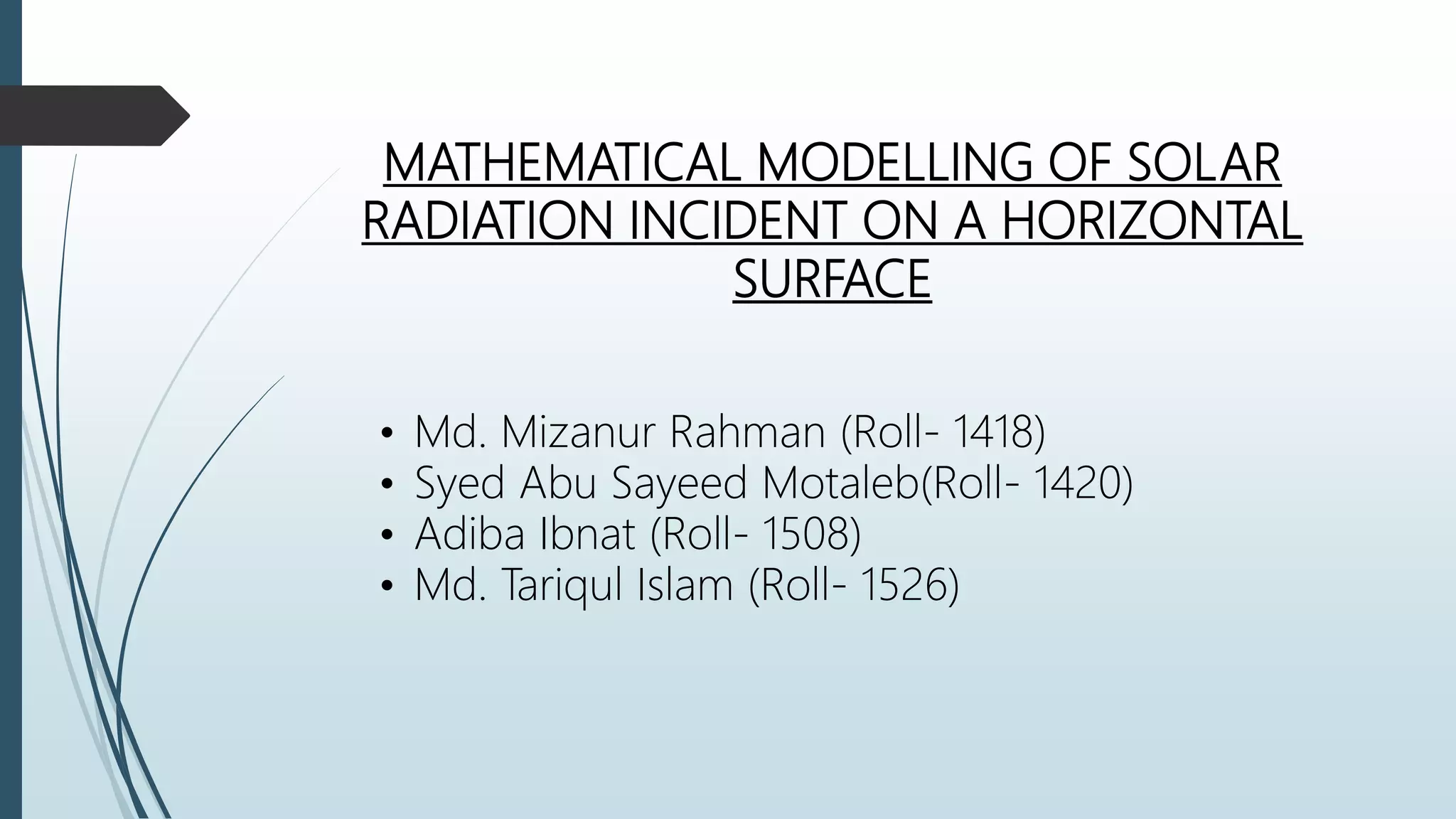 4th Year Project | PPTX