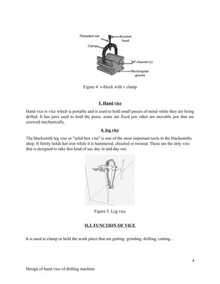 Design of hand vice of drilling machine | DOC