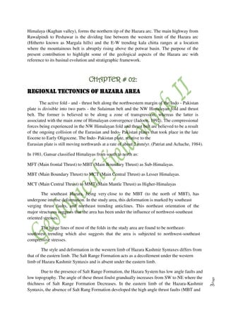 Field report of Haxara-Abbottabad area | PDF