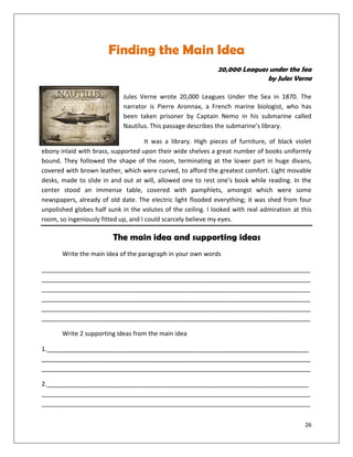 Final project. 20,000 leagues under the sea lesson plan and activities ...
