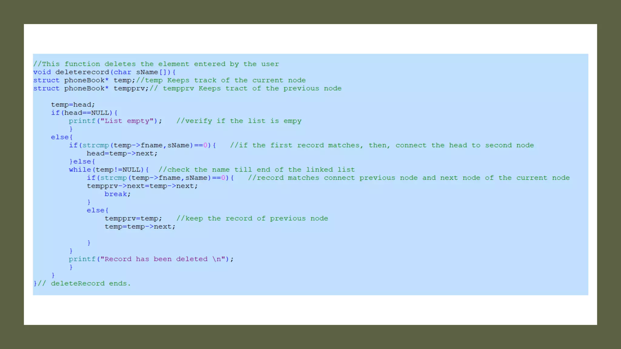 Phone Book project in Data Structure C | PPTX