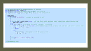 Phone Book project in Data Structure C | PPTX