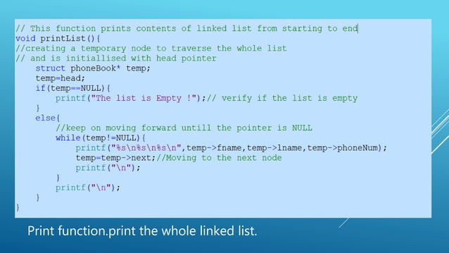 Phone Book project in Data Structure C | PPTX | Programming Languages | Computing