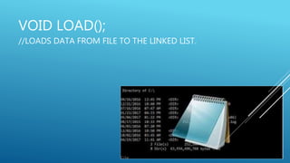 Phone Book project in Data Structure C | PPTX