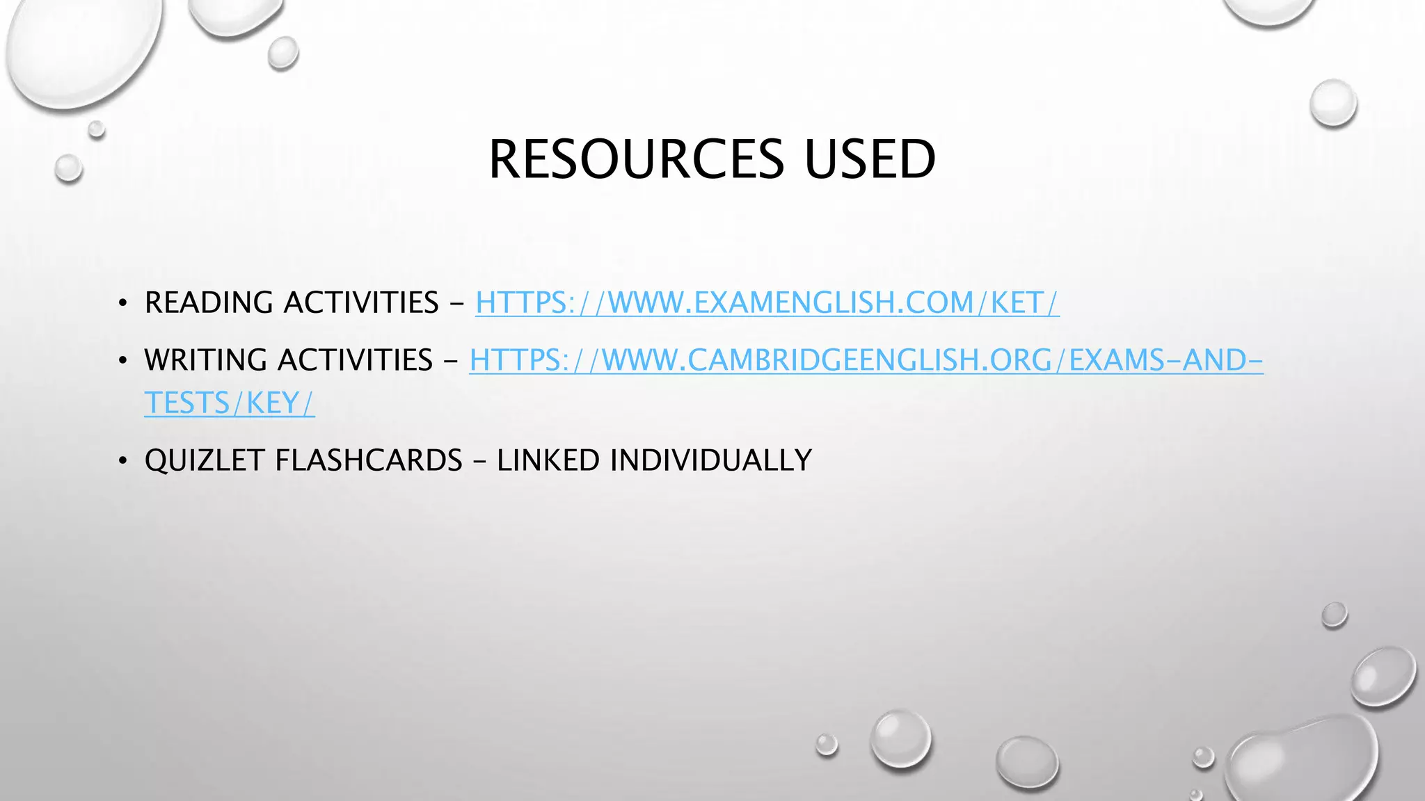 Cambridge KET Exam - Reading & Writing Prep | PPTX