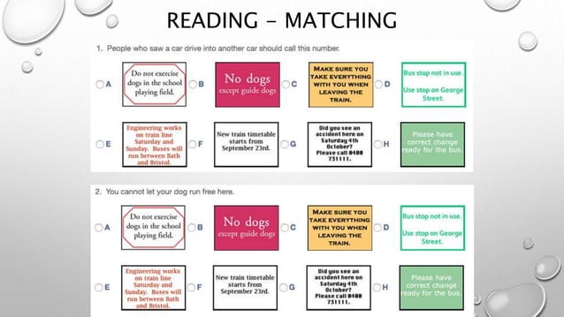 Cambridge KET Exam - Reading & Writing Prep | PPTX