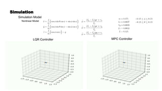 Implementation of Model Predictive Controller for a drone | PPTX