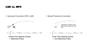 Implementation of Model Predictive Controller for a drone | PPTX