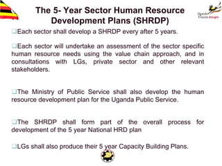 The National Human Resource Development Planning Framework For Uganda | PPT