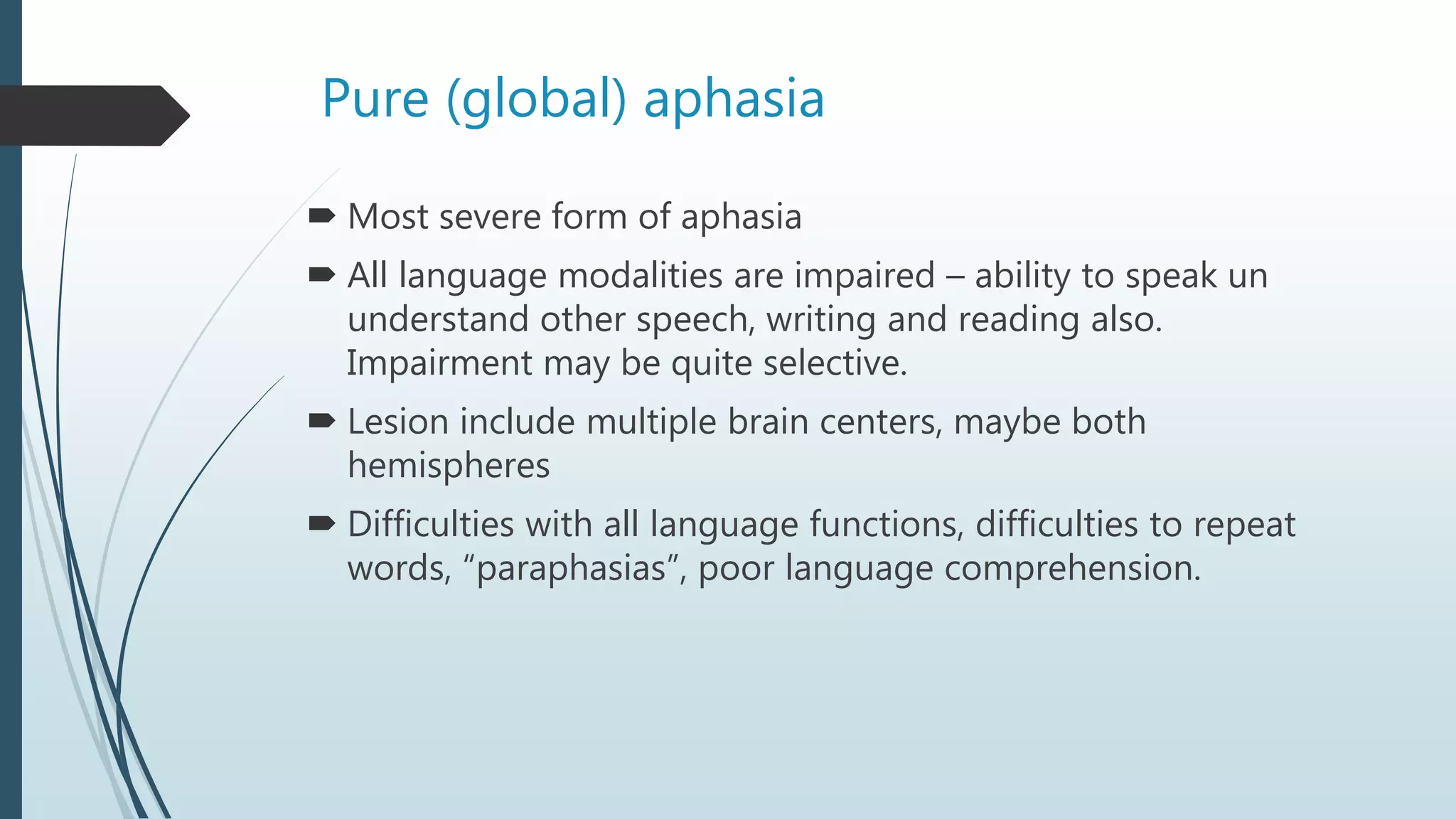 Final project. Aphasia. | PPTX