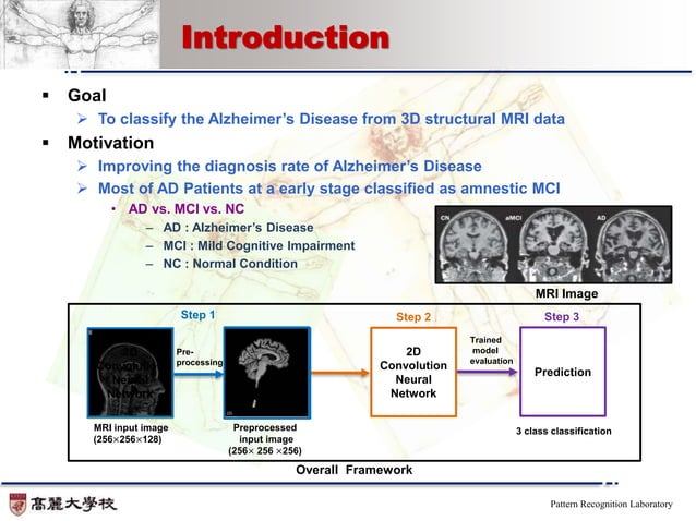 To classify Alzheimer’s Disease from 3D structural MRI data | PPT