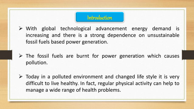 fabrication of power generation using treadmill.pptx | Running and ...