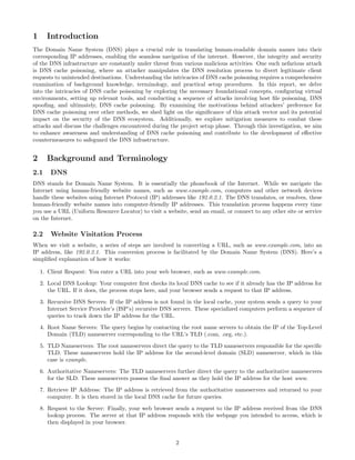 DNS Cache Poisoning | PDF