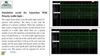 TRAFFIC LIGHT CONTROLLER USING VHDL LANGUAGE | PPTX