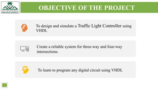 TRAFFIC LIGHT CONTROLLER USING VHDL LANGUAGE | PPTX