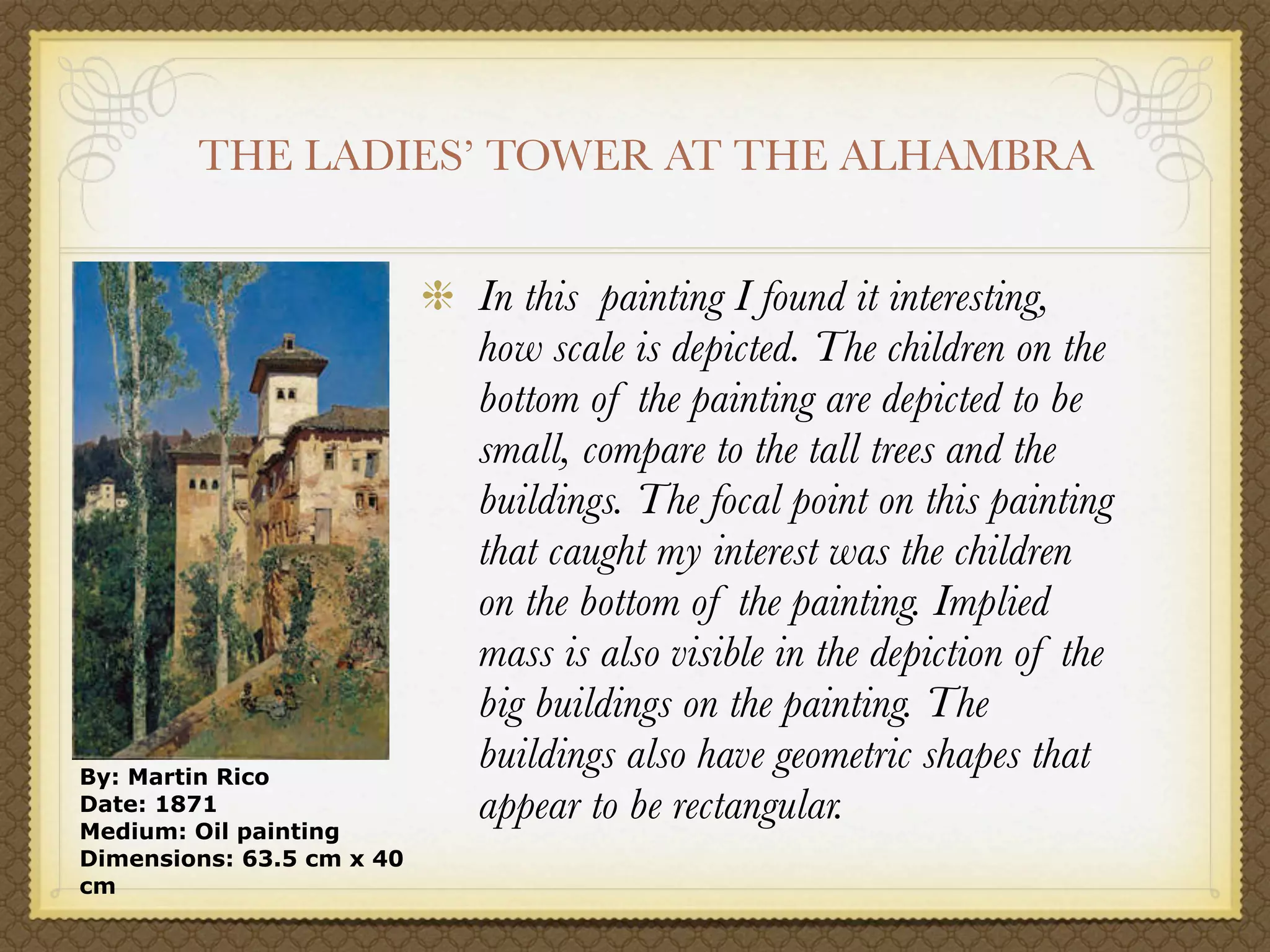 Final project art appreciation | KEY